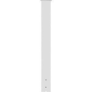 VEVOR Mailbox Post, 43" High Mailbox Stand, White Powder-Coated Mail Box Post Kit, Q235 Steel Post Stand Surface Mount Post for Sidewalk and Street Curbside, Universal Mail Post for Outdoor Mailbox