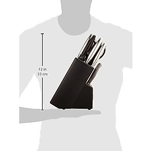 Cuisinart C77SS-17P 17-Piece Artiste Collection Cutlery Knife Block Set, Stainless Steel