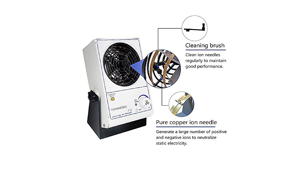 YUCHENGTECH ESD Ionizing Air Blower - Static Eliminator Fan