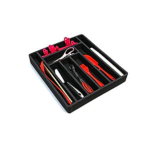 Polar Whale Large Flatware Silverware Drawer Organizer Premium Dividers for Cutlery Forks Knives Spoons Serving Utensils Non-Slip Waterproof Tray Insert 16 X 18 Inches 8 Slot Extra Deep