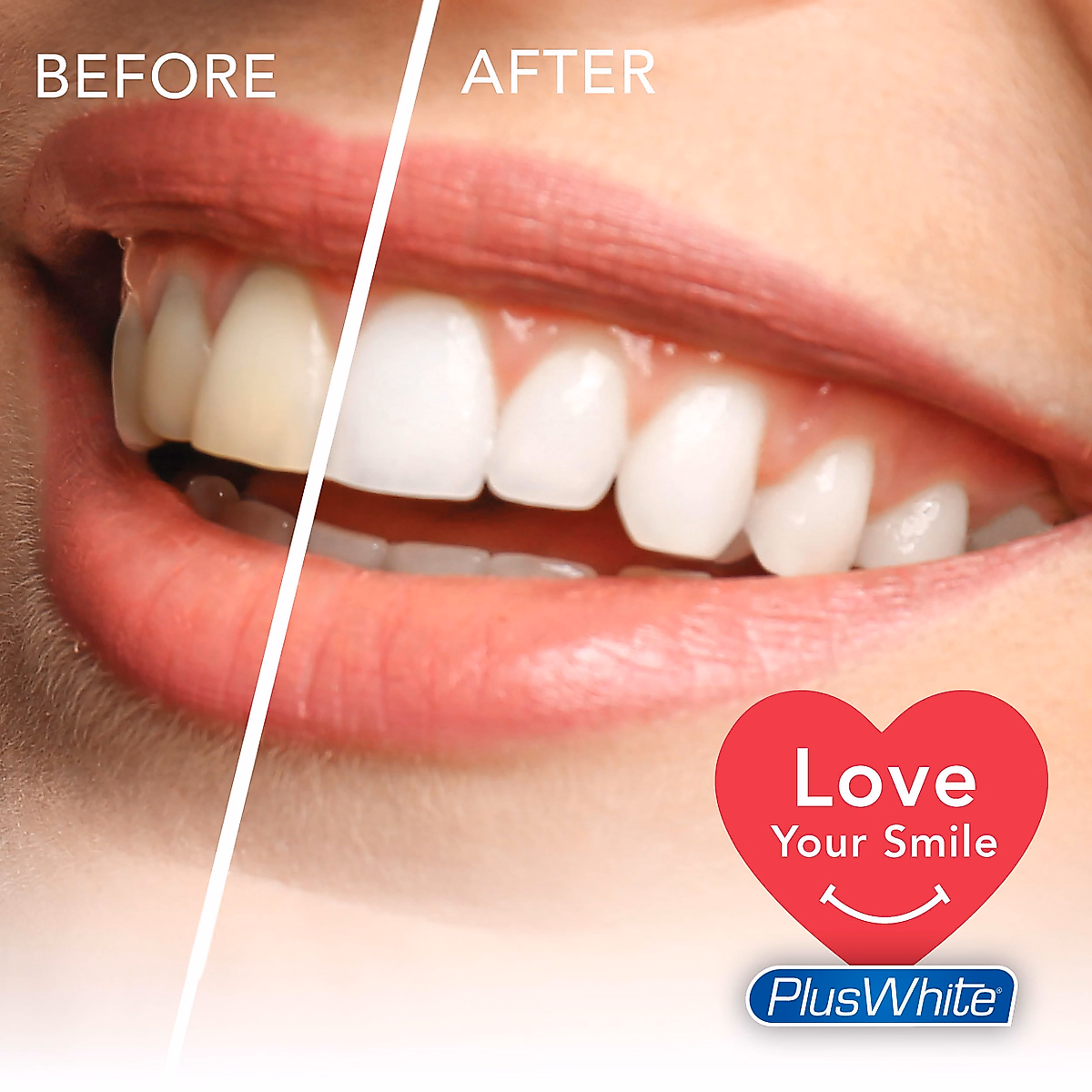 Plus White Xtra Whitening Toothpaste - Removes Tough Stains from Coffee, Smoking, Wine & More - Anti-Cavity, Plaque & Tartar Control (Cool Mint Gel, 3.5 oz)