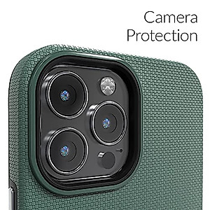 Crave Dual Guard for iPhone 13 Pro Max, Shockproof Protection Dual Layer Case for Apple iPhone 13 Pro Max (6.7") - Forest Green