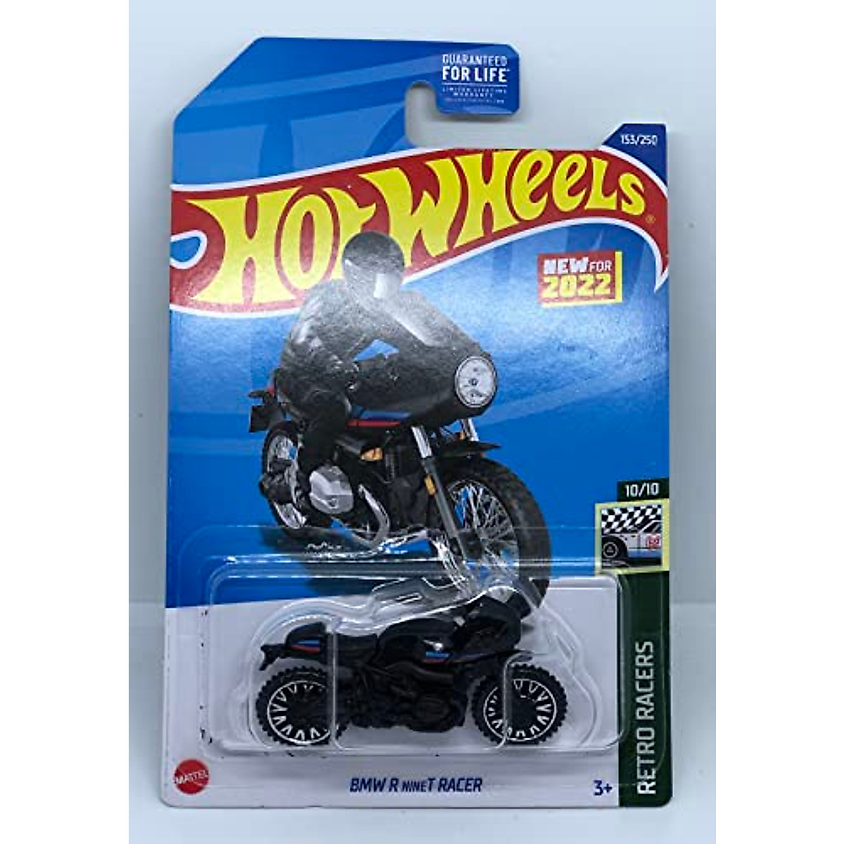 Hot Wheels 2022 - BMW R nineT Racer - Black - Retro Racers 10/10-153/250
