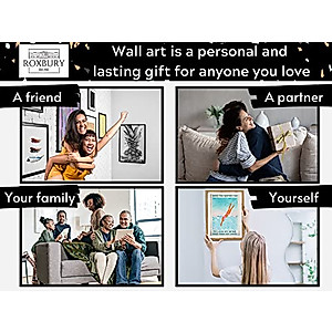 Roxbury Row Beach Room Decor | Woman Diving - Beach Wall Decor, Beach Wall Art, Beach House Decor, Beach House Poster, | Summer Gifts for Women, Beach Gifts for Women (12x16 Unframed)