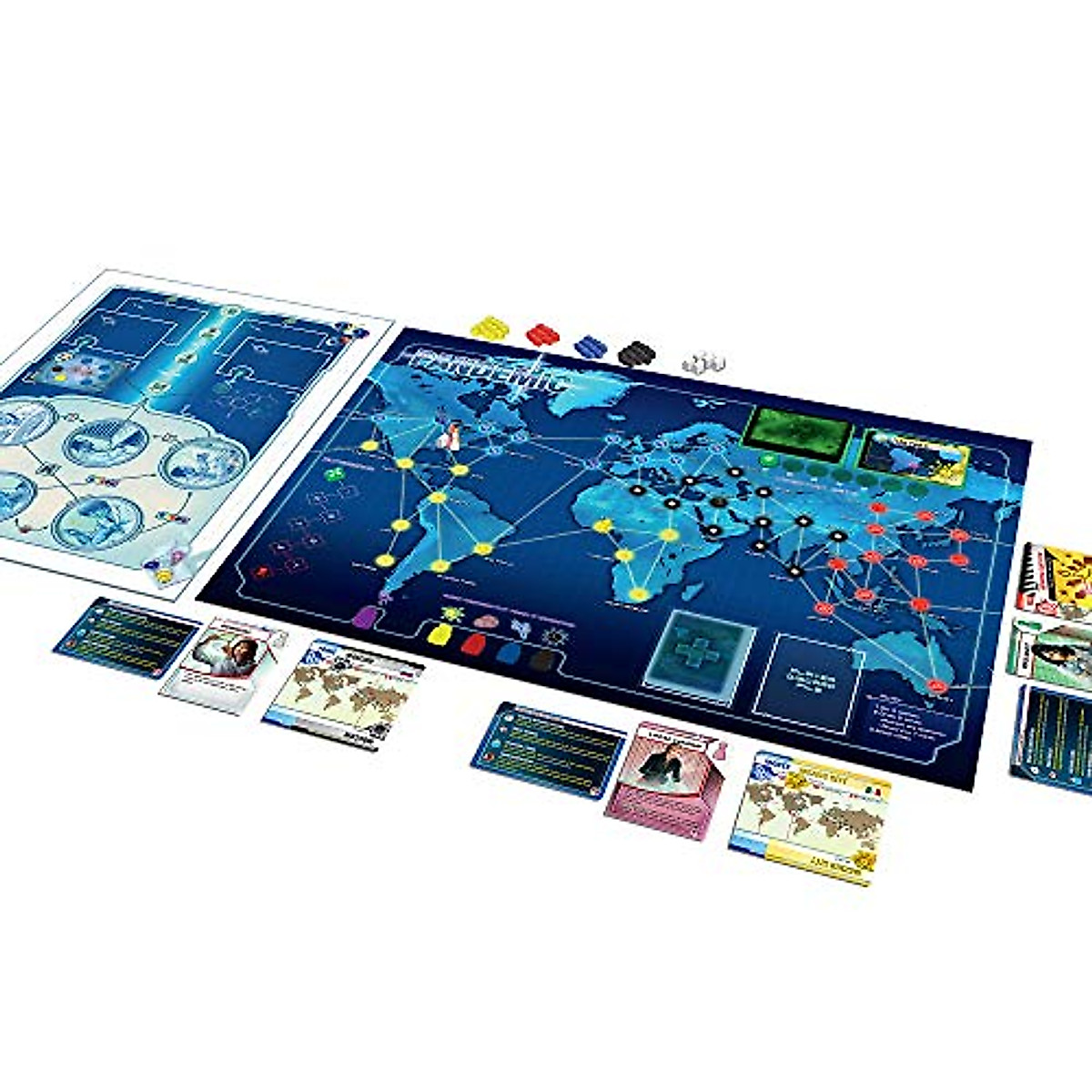 Pandemic in the Lab Board Game EXPANSION | Family, Strategy, Cooperative Board Game | Ages 8+ | 1 to 6 players | Average Playtime 45 minutes | Made by Z-Man Games