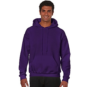 Gildan Adult Heavy Blend Hooded Sweatshirt (Purple) (X-Large)