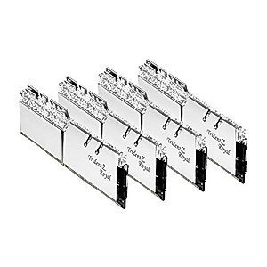 G.SKILL Trident Z Royal Series (Intel XMP) DDR4 RAM 128GB (4x32GB) 3200MT/s CL16-18-18-38 1.35V Desktop Computer Memory UDIMM - Silver (F4-3200C16Q-128GTRS)