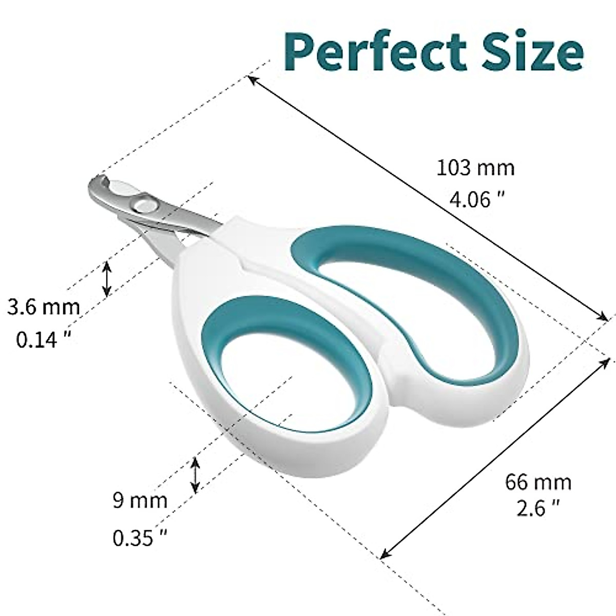 Cat Nail Clipper, Claw Trimmer Made of Stainless Steel, Clean Cut, No Shred, Mirror Finish. Small Animal Nail Clippers for Cats, Kittens, Bunny, Kittys, Puppy, Rabbit, Gatos, and More Pet