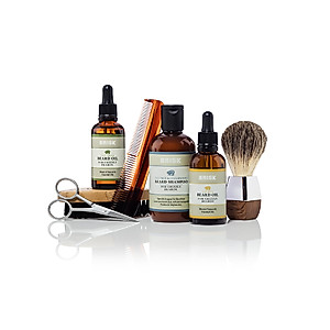 Brisk Beard Grooming Oil Liquid, Citrus for Beard Hair, 1.7 Oz