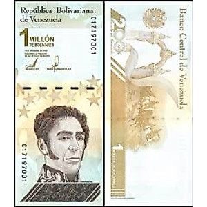 irnotes 10 x 1,000,000 Banknote Venezuela 1 Million Bolivar Soberano Banknote UNC|. Buy 2 sets you will received 3 X 100,000 Rails Worth $30
