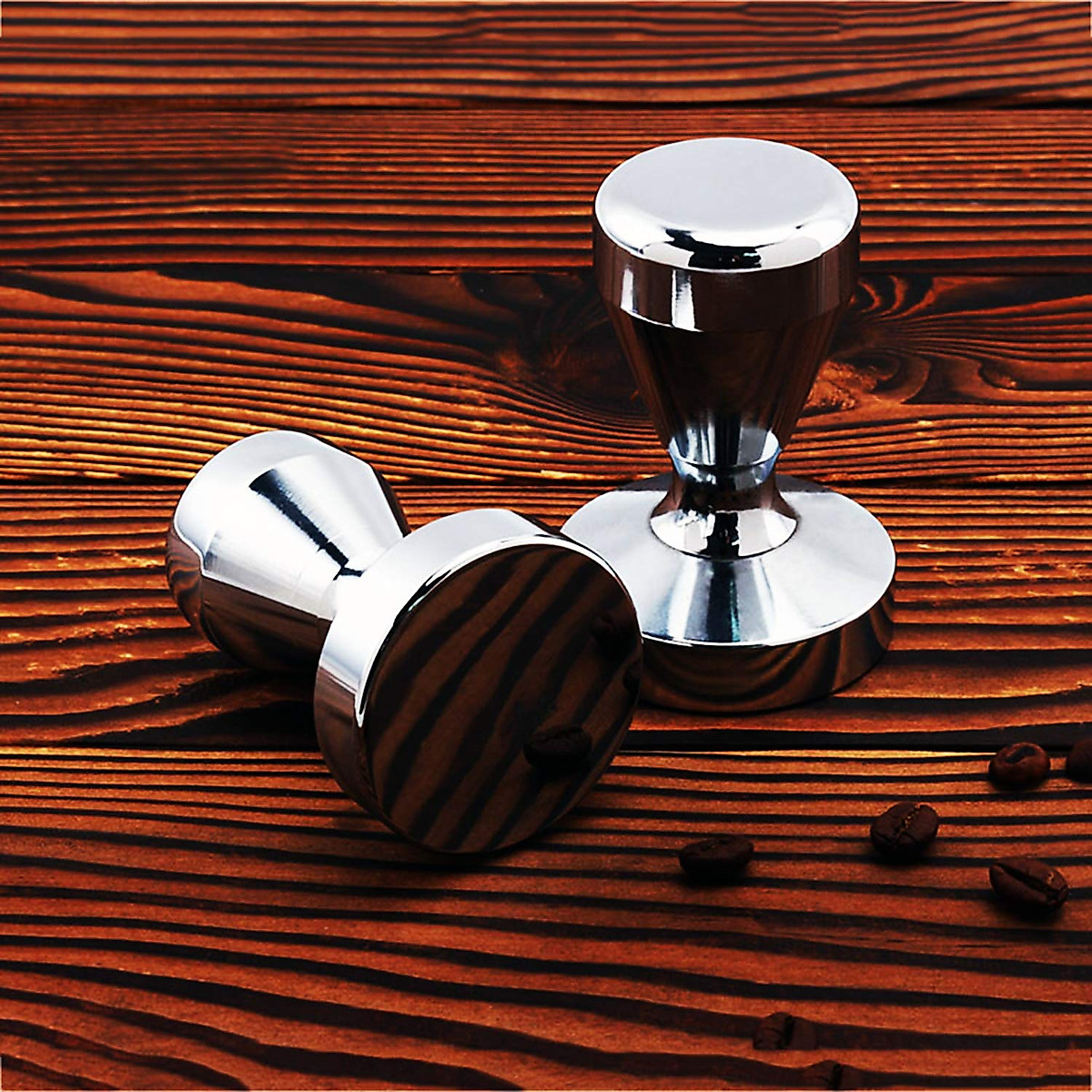 Coffee Tamper Press Chromed (49 mm / 1.9")
