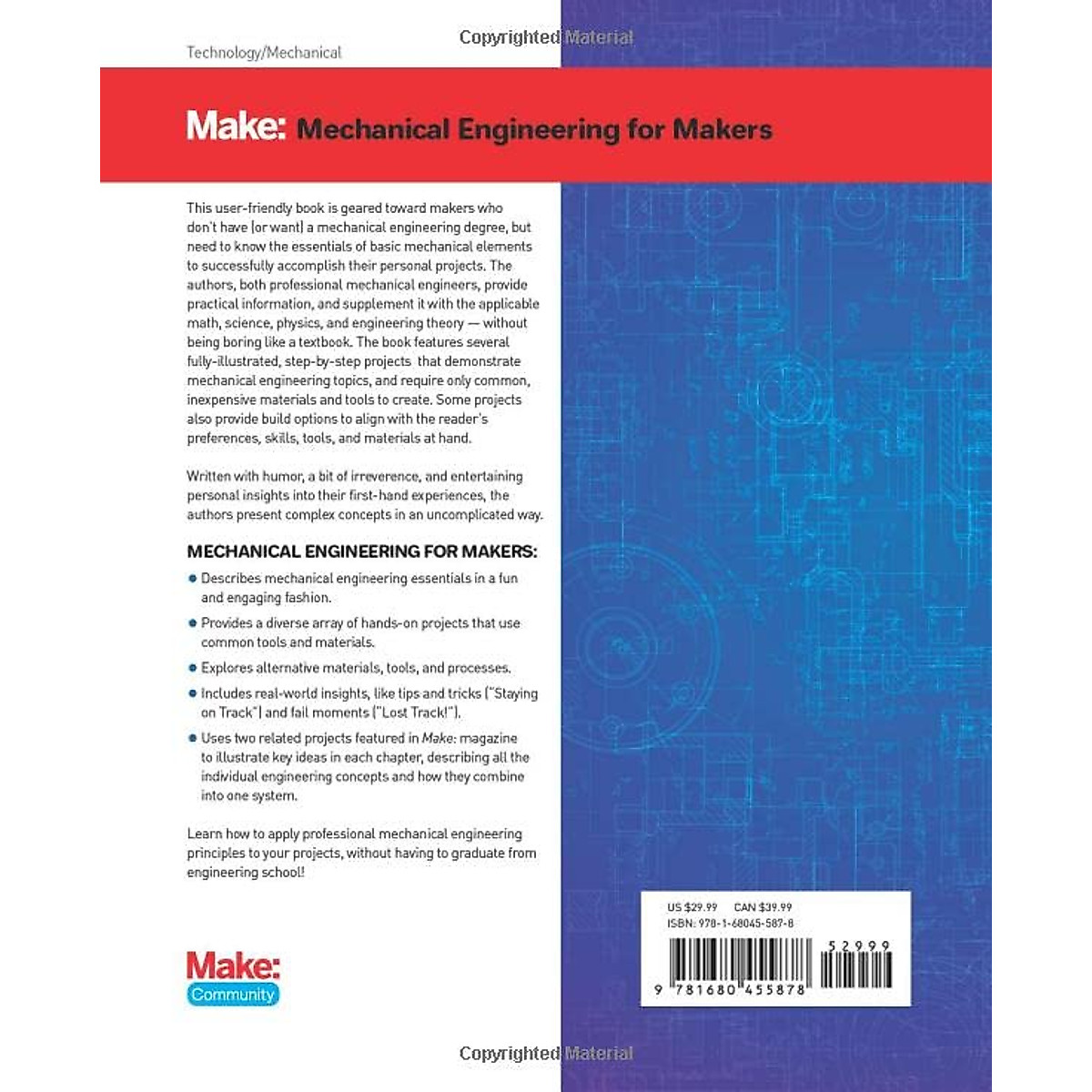 Mechanical Engineering for Makers: A Hands-on Guide to Designing and Making Physical Things