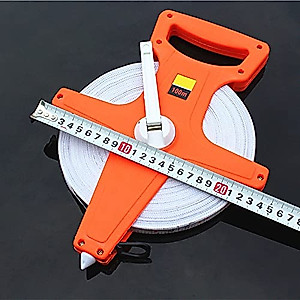 Open Reel Fiberglass Tape Measure, Open Reel Dual Sided Fiberglass Tape Measure for Engineer (330FT(100M))