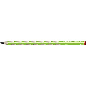 STABILO Handwriting Pencil EASYgraph - Right-Handed - Green - Pack of 12 - HB