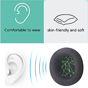 Arctis Pro Replacement Earpads Soft Ear Cushions Cover Compatible with SteelSeries Arctis9 Arctis7 Arctis5 Arctis3 Arctis1 and Arctis pro Wireless Gaming Headphones (Arctis-Black&Green)