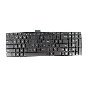 Abakoo New Keyboard Compatible with ASUS X555 X555L X555LB X555LF X555LI X555LJ X555U X555UA X555UB Black US