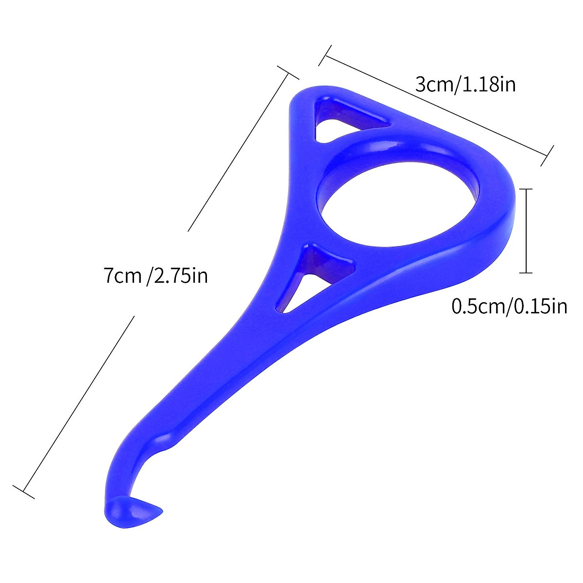 Clear aligner removal tool-invisible removable braces, invisible aligner remover-aligner remover-fixer remover (dark blue + pink)