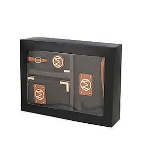 MKF Collection Women's Travel Gift 3 Piece Set - Wristlet Wallet -Passport Holder - Luggage Name Hang Tag