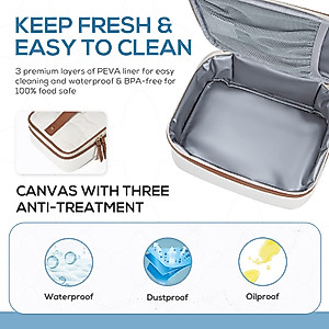 TOURIT Lunch Bag Women Insulated Portable Food Containers Small Lunch Box for Office, Work, Picnic