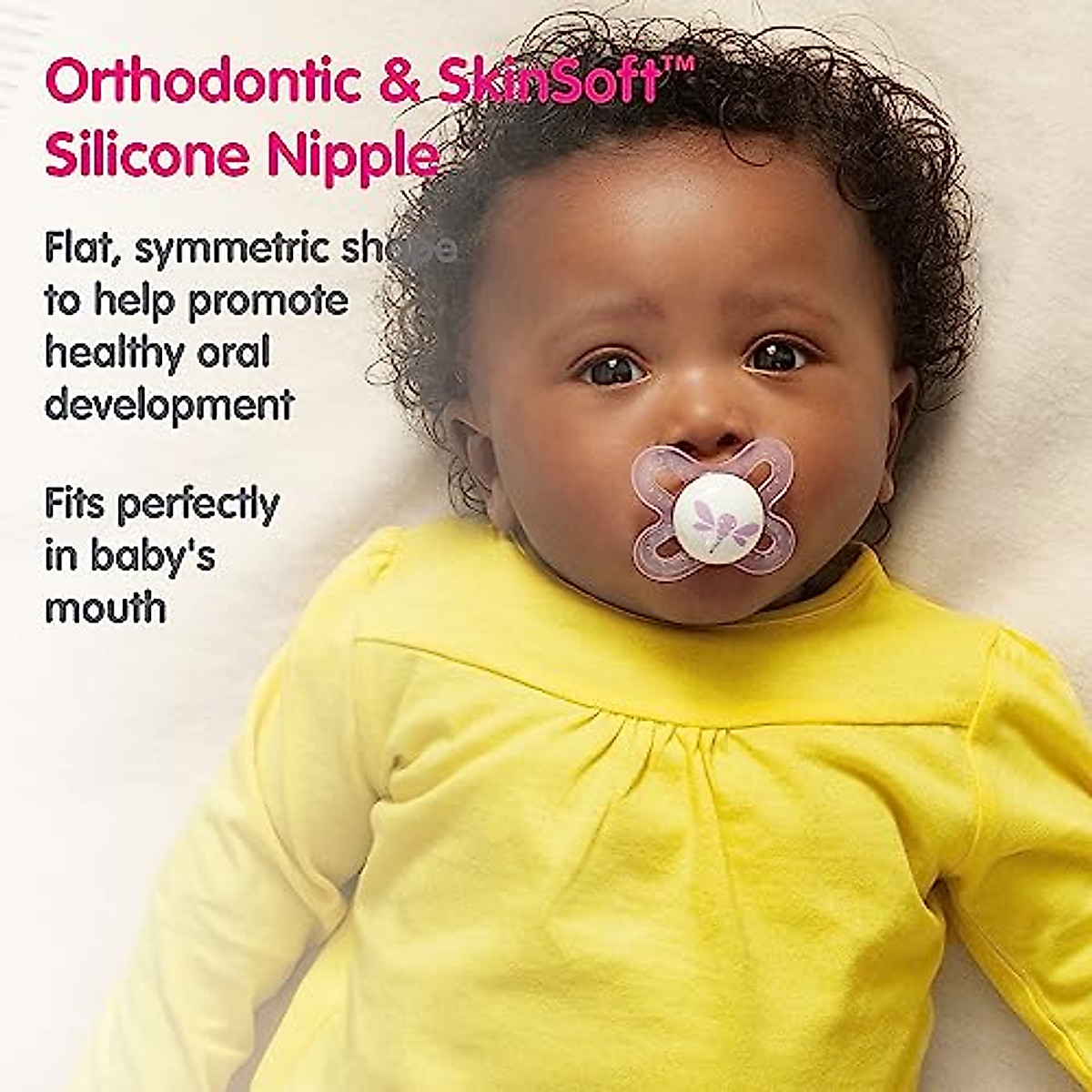 MAM Start Newborn Girl Pacifiers, Best for Breastfed Babies, Blue,3 Count (Pack of 1)