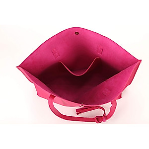 Nodykka Women Tote Bags Top Handle Satchel Handbags PU Pebbled Leather Tassel Shoulder Purse