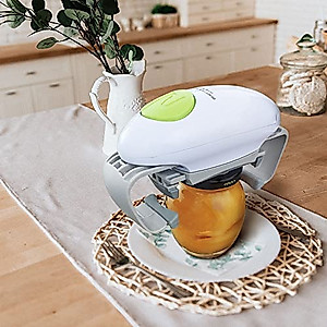 Electric Jar Opener for Weak Hands, one touch automatic deluxe jar opener for seniors with arthritis, chef, Hand Injury and children, for all kinds of Jars