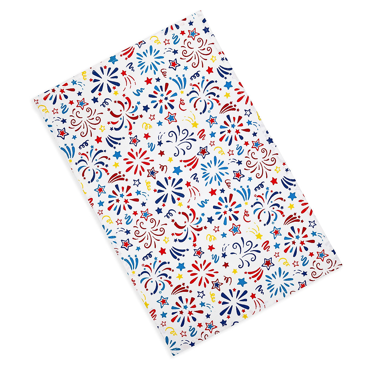 Cackleberry Home Patriotic Americana Kitchen Towel Set - One Each Embroidered, Woven, and Printed