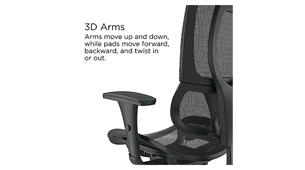 STAPLES Mesh Office Chair - Ergonomic, Adjustable & Breathable
