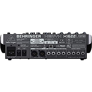 Behringer Xenyx X1622USB Mixer with USB and Effects