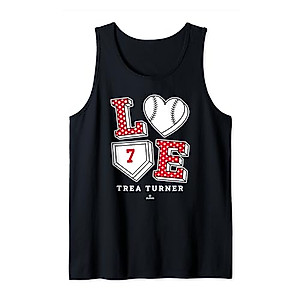 Love Trea Turner Philadelphia MLBPA Tank Top