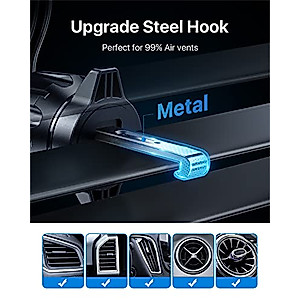 andobil Car Mount for iPhone, [Never Block A/C, 360° Rotate-Freely] Strong Magnetic Cell Phone Holder for Car Vent Easily Install, Compatible w MagSafe Car Mount Fits for iPhone 14 13 12 Pro Max & All