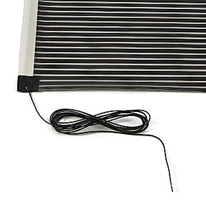 QuietWarmth QWARM3X10F120 3 Foot by 10 Foot 30 Square Feet 120 Volt Easy to Install Electric Floating Floor Heating System, Black