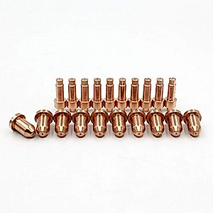 20pcs Plasma Cutter XT40 Torch Electrode 674325 Nozzle 40A 674845 for Miller