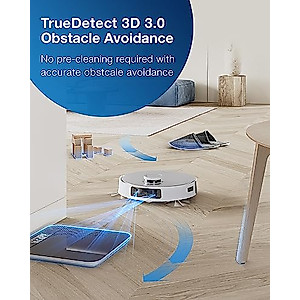 ECOVACS DEEBOT T20 Omni Robot Vacuum and Mop, Hot Water Mop Washing, Self-Emptying, Hot Air Drying, 6000Pa Suction, OZMO Turbo Spinning Mop with Auto Mop Lift, Obstacle Avoidance, YIKO Voice Assistant