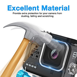 MiPremium Waterproof Housing Case for GoPro Hero 8 Black. Underwater Protective Diving Shell Cage Mount Accessories with Aluminium Screw & Quick Release Buckle Accessory for Hero8 Action Camera