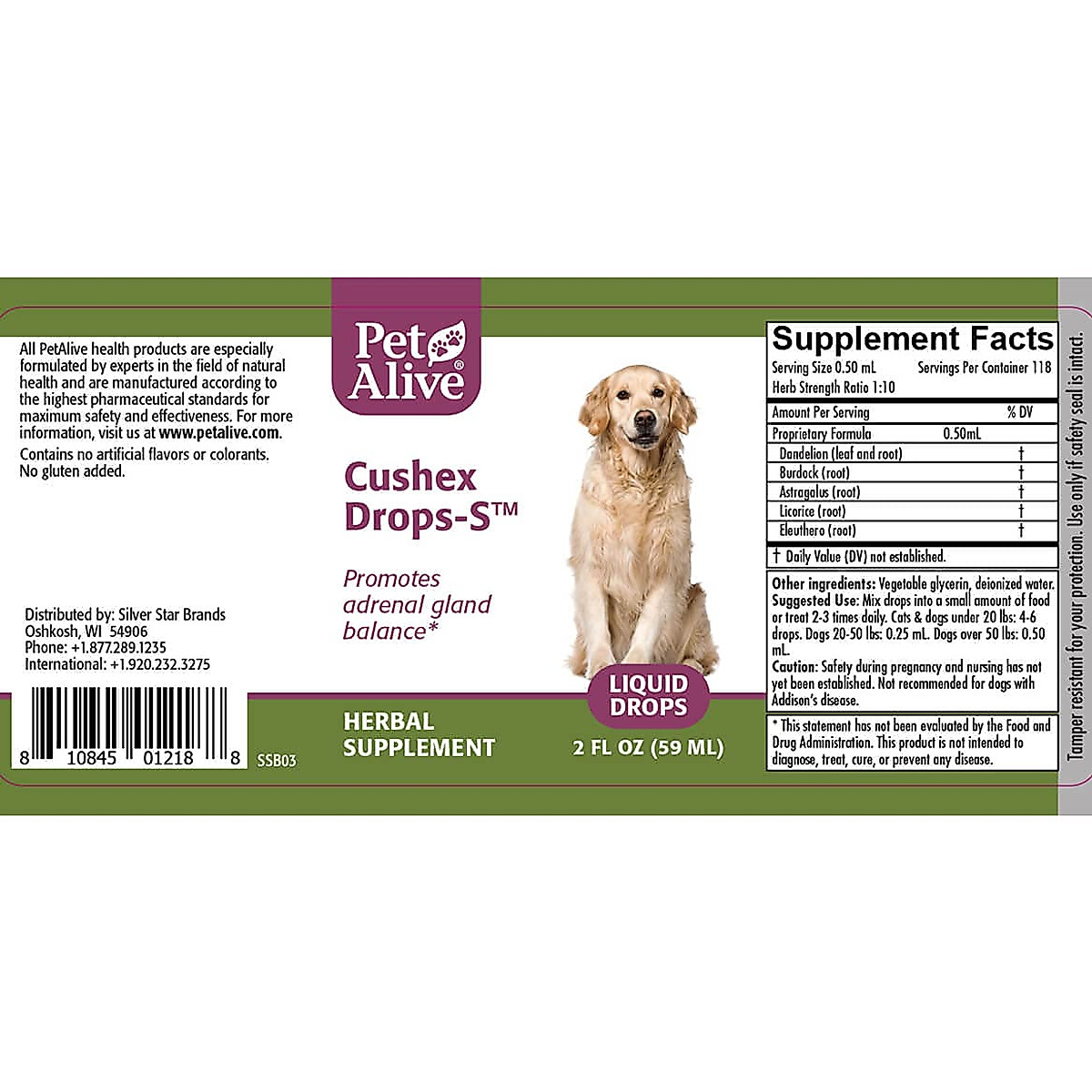 PetAlive Complete Cushex ComboPack for Adrenal Gland Balance, Cushing's Related Support and Symptom Relief