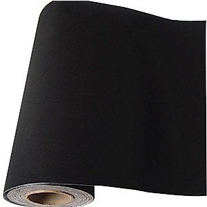 Self Adhesive Velvet Flock Backing Paper Liner for Jewelry Drawer Craft Fabric Peel and Stick Black, Soft Velvet Liner for Drawer DIY 17.7" x 117"