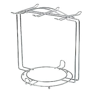 SM SunniMix Hold 6 Coffee Cups and 6 Plates Tea Cup and Saucer Display Rack Modern with Hook Cup Holder for Ornament, Silver