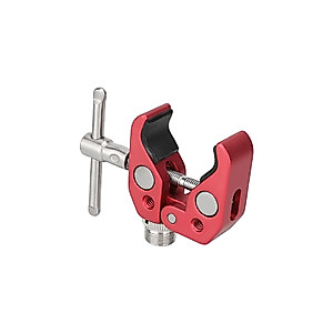 SZRIG Clamp Crab Pliers Clip with 5/8"-20 Thread Adapter for Microphone Mount