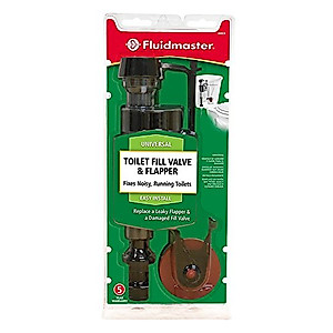 Fluidmaster 400CRP14 Fill Valve and 2-inch Flapper Repair Kit (Pack of 1)