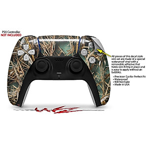 WraptorSkinz Skin Wrap compatible with Sony PS5 DualSense Controller WraptorCamo Grassy Marsh Camo Seafoam Green (CONTROLLER NOT INCLUDED)