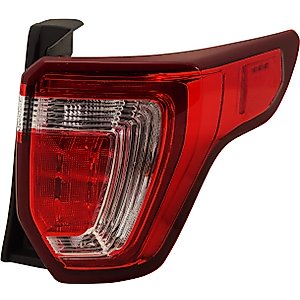 Evan Fischer NHTSA/DOT Compliant Tail Light Compatible with 2016-2019 Ford Explorer & 2016-2019 Police Interceptor Utility Passenger Side - FO2801251, FB5Z13404A