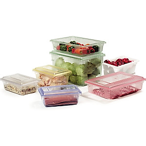 CFS 1061207 StorPlus Stackable Food Storage Container, 5 Gallon Tall, Clear