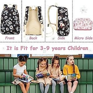 School Backpack for Teen Girls Women Laptop Backpack College Bookbags Middle School Travel Work Commuter Back Pack(Magritte-white)