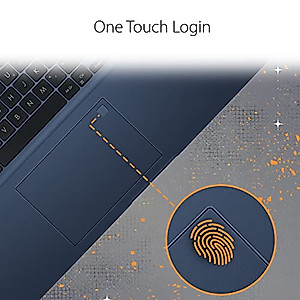 ASUS VivoBook 17X Laptop, 17.3” FHD Display, AMD Ryzen 7 5800H CPU, AMD Radeon Graphics, 8GB RAM, 512GB SSD, Fingerprint Sensor, Windows 11 Home, Quiet Blue, S1703QA-DS71