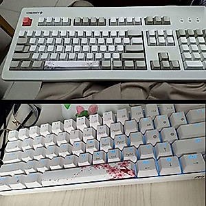 Spacebar Keycap, 5-Side Dye-subbed PBT Spacebar Keycap 6.25U Cherry Profile Keycap for DIY Mechanical Gaming Keyboard