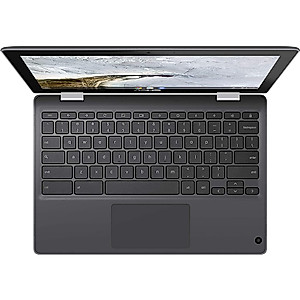 ASUS 2022 Chromebook Flip 2-in-1 360° 11.6" HD Laptop, Intel Celeron N4000 Processor, 4GB RAM, 32GB eMMC Flash Memory, Intel HD Graphics 600, HD Webcam, Chrome OS, Black, 32GB SnowBell USB Card