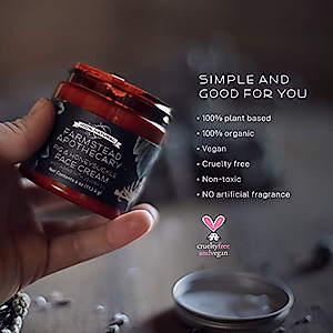 Farmstead Apothecary 100% Natural Anti-Aging Face Cream with Jojoba Oil, 4 oz (Fig & Honeysuckle)