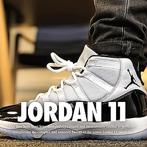 Proof Culture Premium Jordan 11 Laces - Oval Thick Shoe Laces for Sports and Gym - Round Shoe Laces Replacement