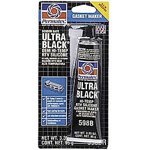 Ultra Black® Oil Resistant RTV Silicone Gasket Maker, 3.35 Tube